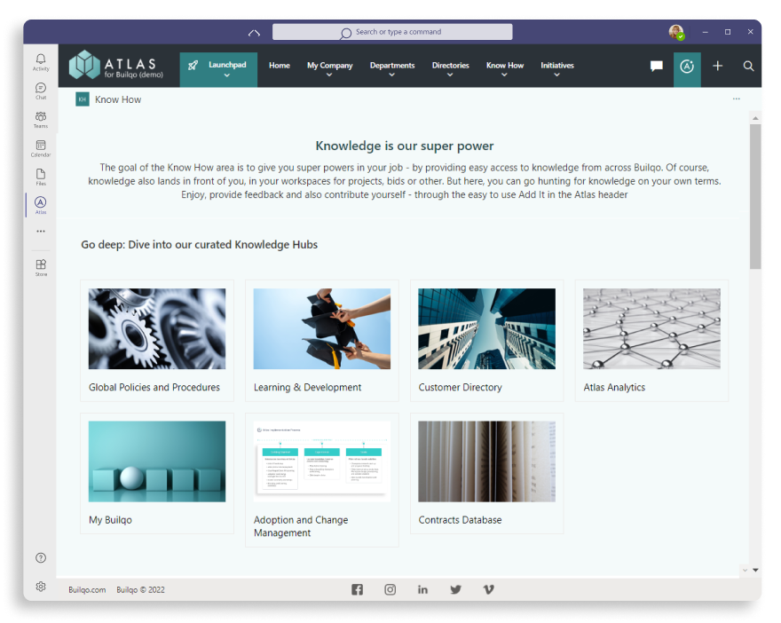 Atlas Digital Workplace - Microsoft Knowledge, SharePoint Intranet