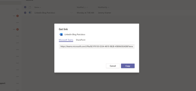 Easy steps to shorten and rename links Teams and SharePoint Links