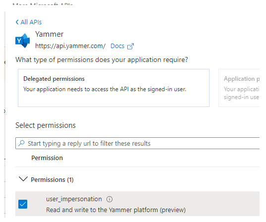 Yammer API authentication issue: This is how to fix it