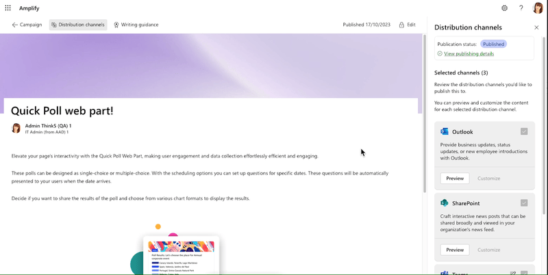 Enhancing Multi-Channel Campaign Management with Viva Amplify + Atlas