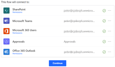 Request approval in Microsoft Teams for a selected item in SharePoint