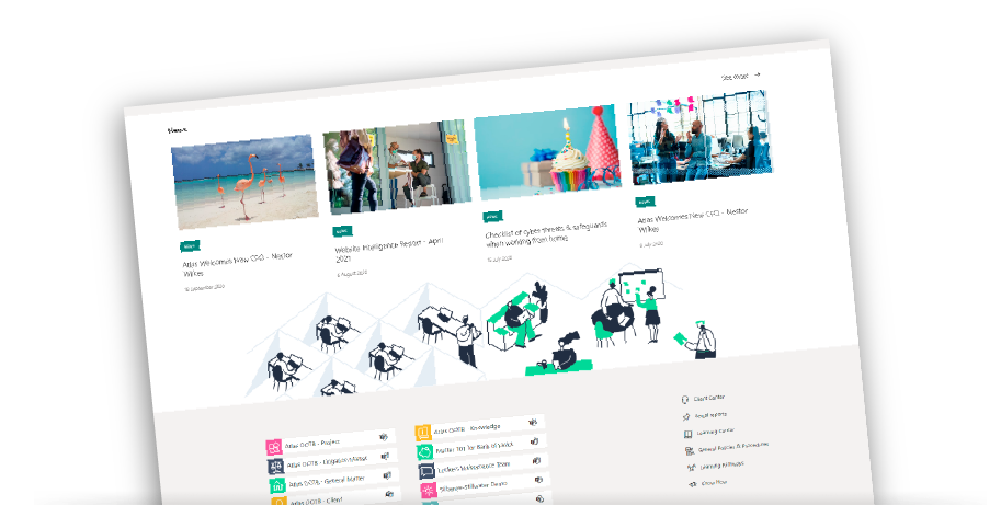 Internal Communications Intranet for Microsoft 365 | Atlas by ClearPeople
