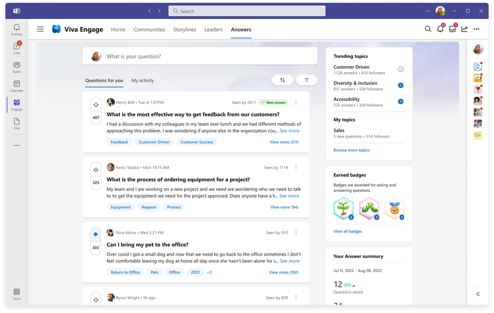 What is Microsoft (MS) Viva Engage and does it replace Yammer?