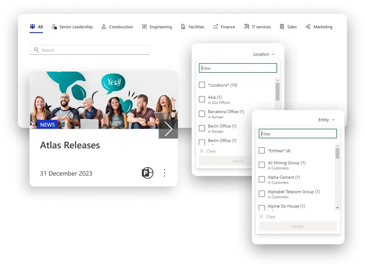 Atlas In Focus for Microsoft 365 | ClearPeople