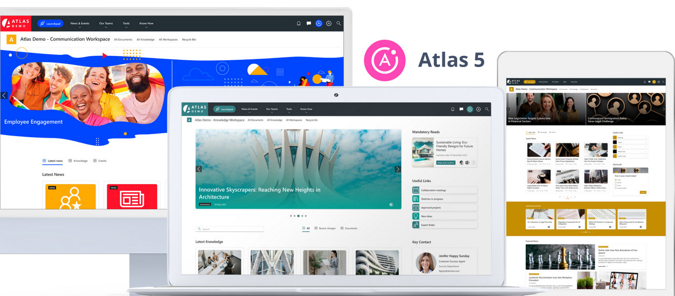 Atlas 5, the first AI-powered intelligent knowledge platform for MS365